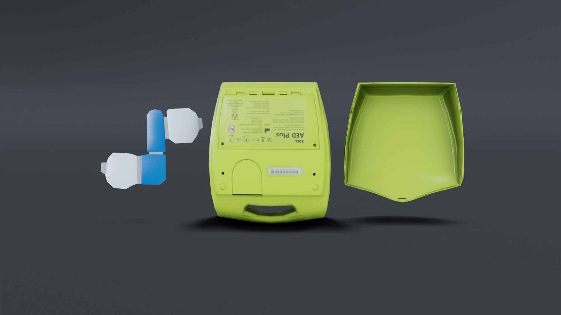 3D model AED Defibrillator VR / AR / low-poly | CGTrader