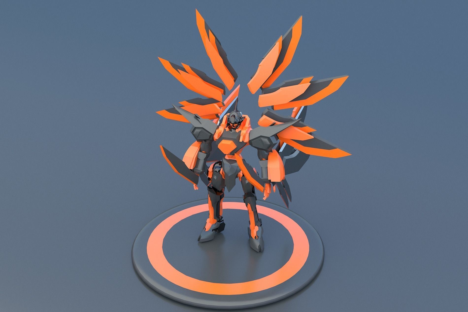 Mech Robot Cyborg EvolutIon stage FIVE 3D model | CGTrader