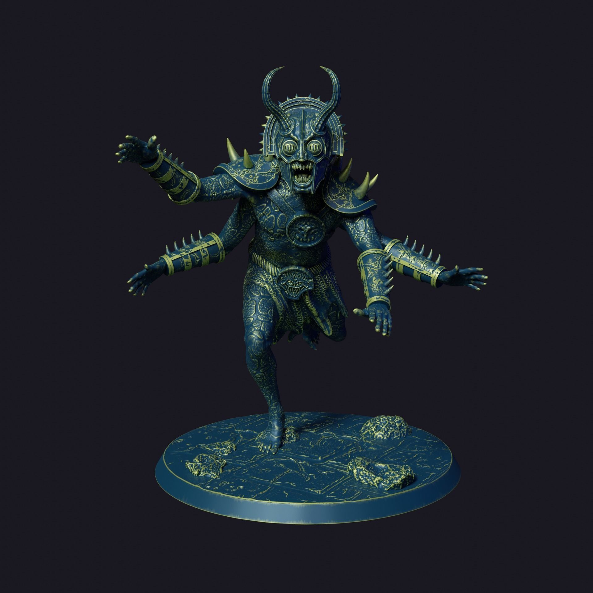 Four Armed Demon 3D model | CGTrader