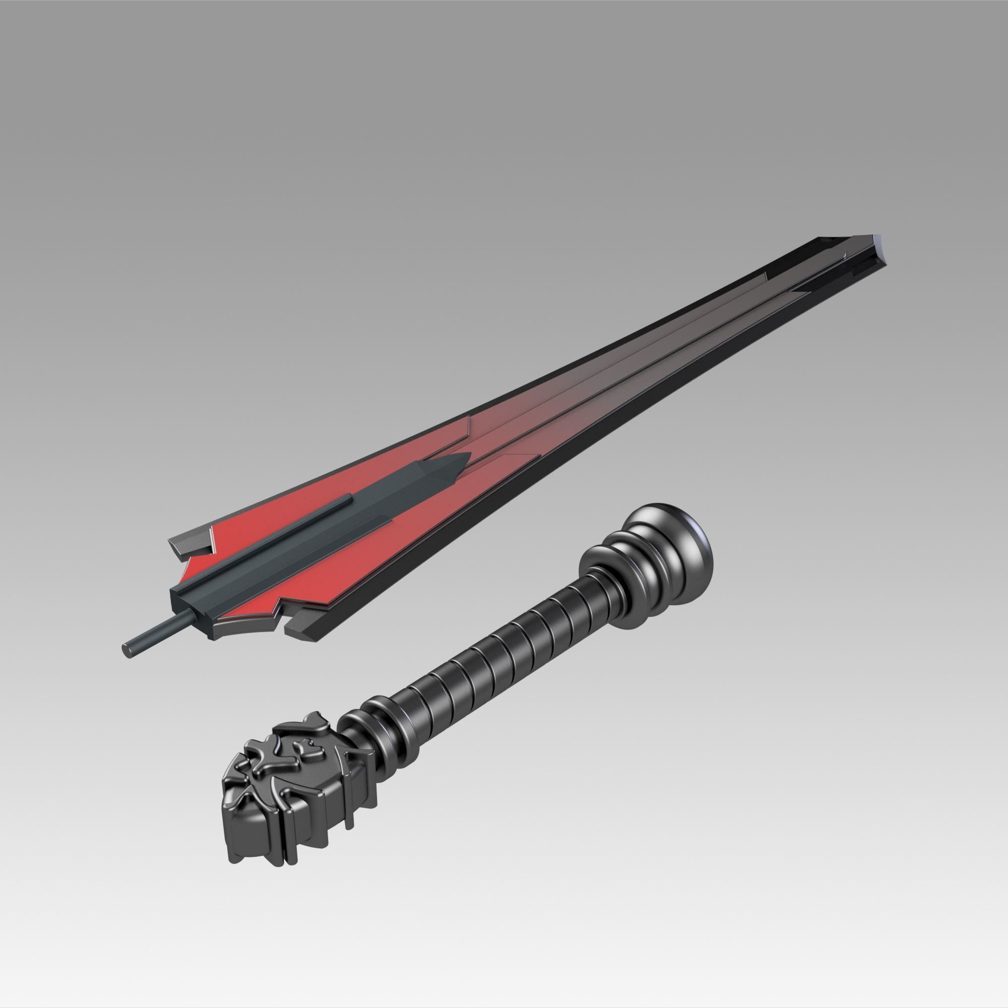 Kingsglaive Final Fantasy XV FF15 Glauca Sword 3D model 3D printable ...