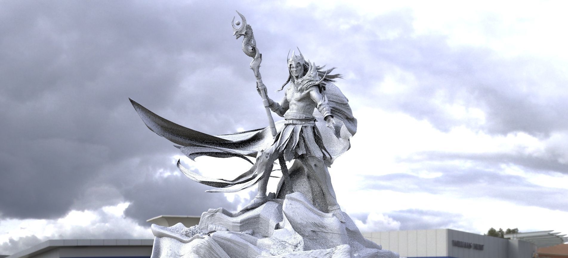 Techno Mage 3D model | CGTrader