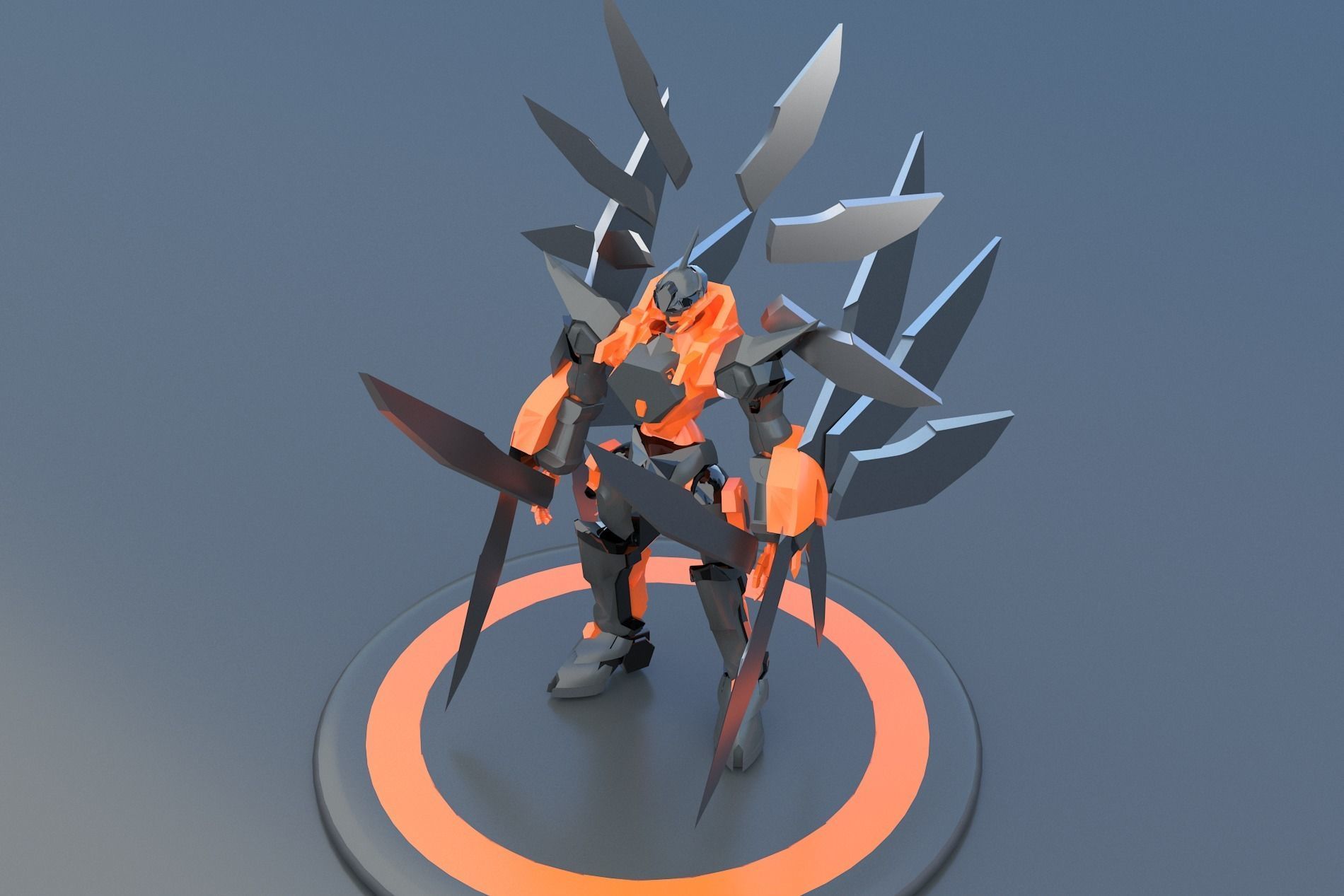 Mech Robot Cyborg EvolutIon stage THREE 3D model | CGTrader