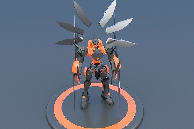 Mech Robot Cyborg EvolutIon stage THREE 3D model | CGTrader