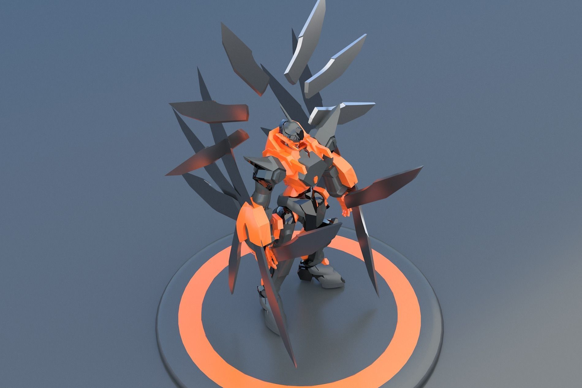 Mech Robot Cyborg EvolutIon stage THREE 3D model | CGTrader