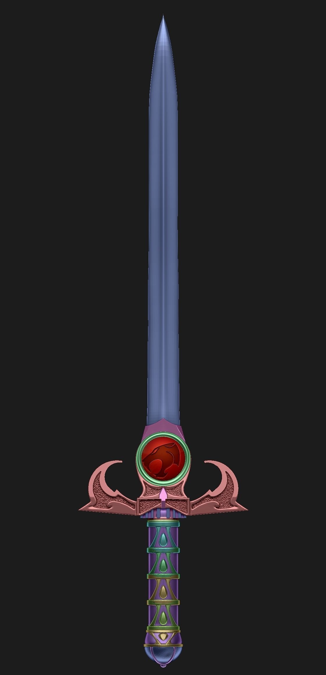 lion sword or 3D model | CGTrader