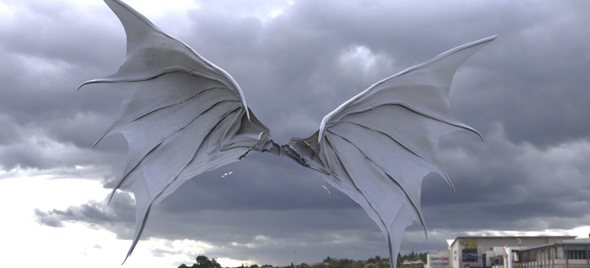 Bat wings Demon Wings 3D model | CGTrader