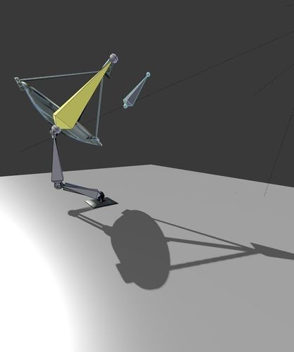 Satellite dishes rigged and low poly free VR / AR / low-poly 3D model ...