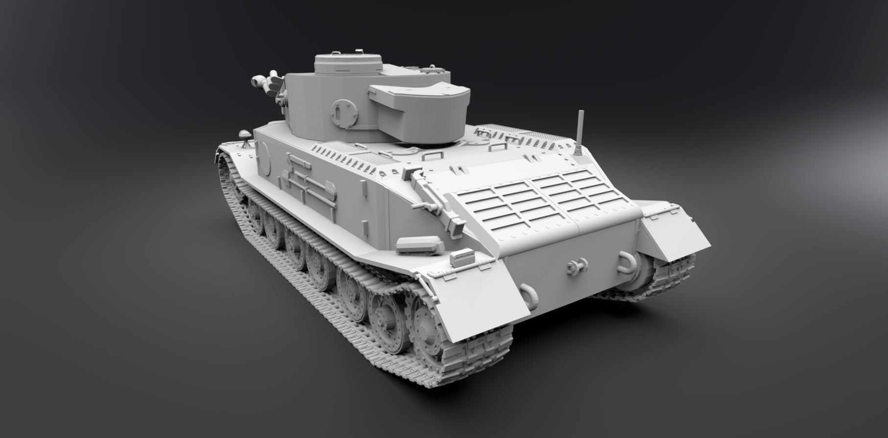 Vk 4501 Tiger Scale model 3D model 3D printable | CGTrader