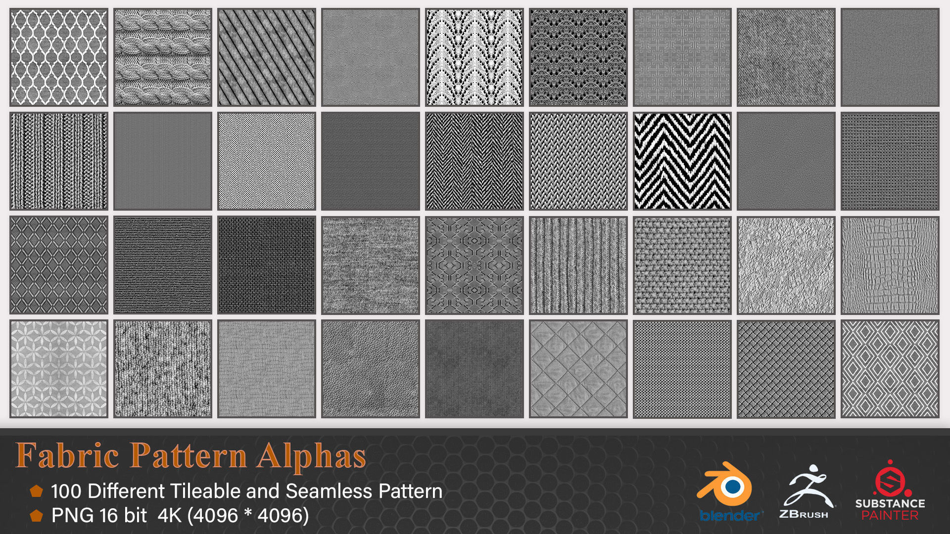 Fabric Pattern Alphas Texture | CGTrader