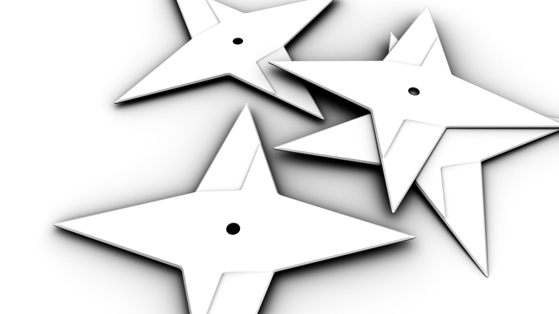 Shuriken Ninja Throwing Star free VR / AR / low-poly 3D model | CGTrader