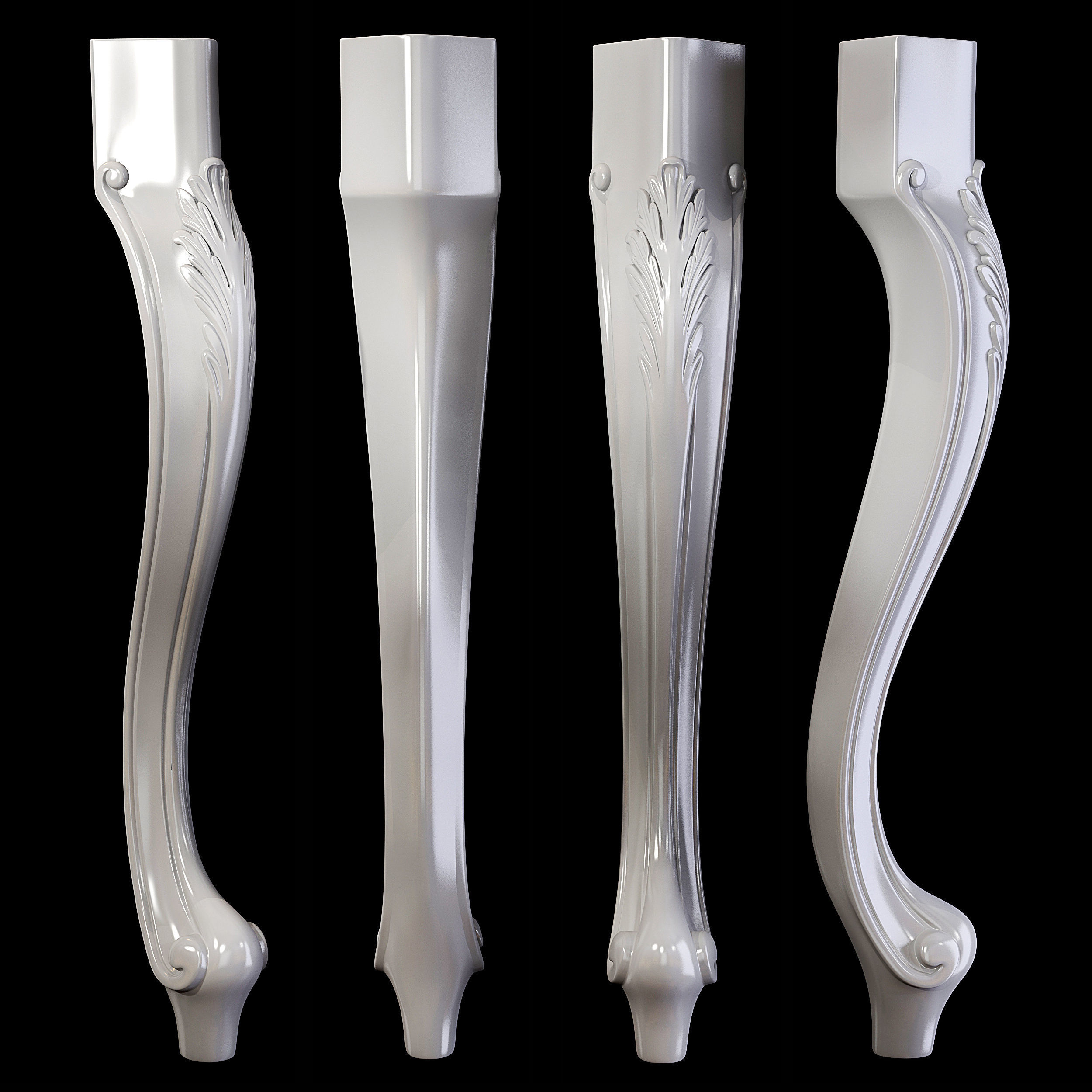 Classic leg 023 3D model | CGTrader