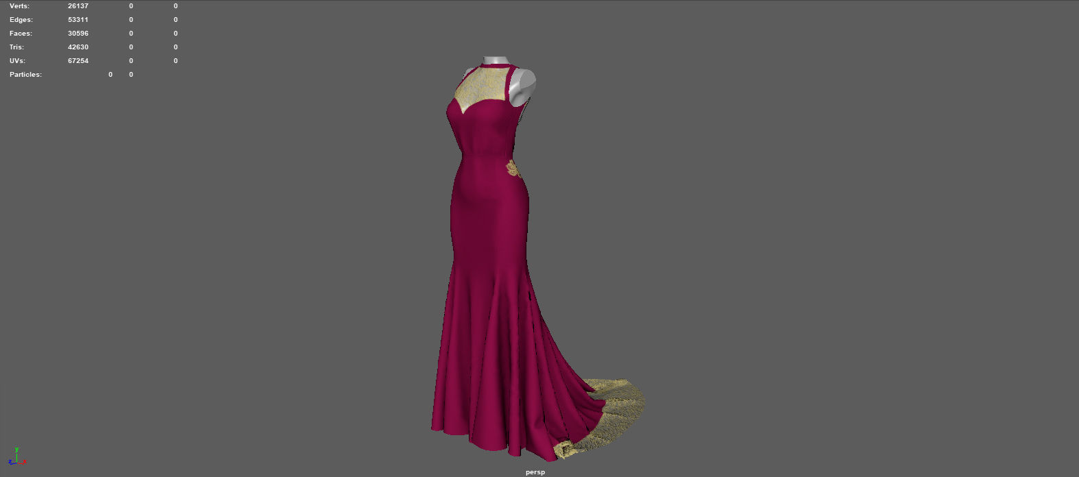 FORMAL DRESS 3D model | CGTrader