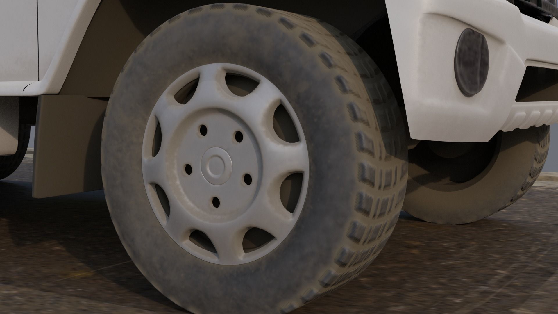 OLD MAHINDRA BOLERO 3D MODEL 3D model | CGTrader