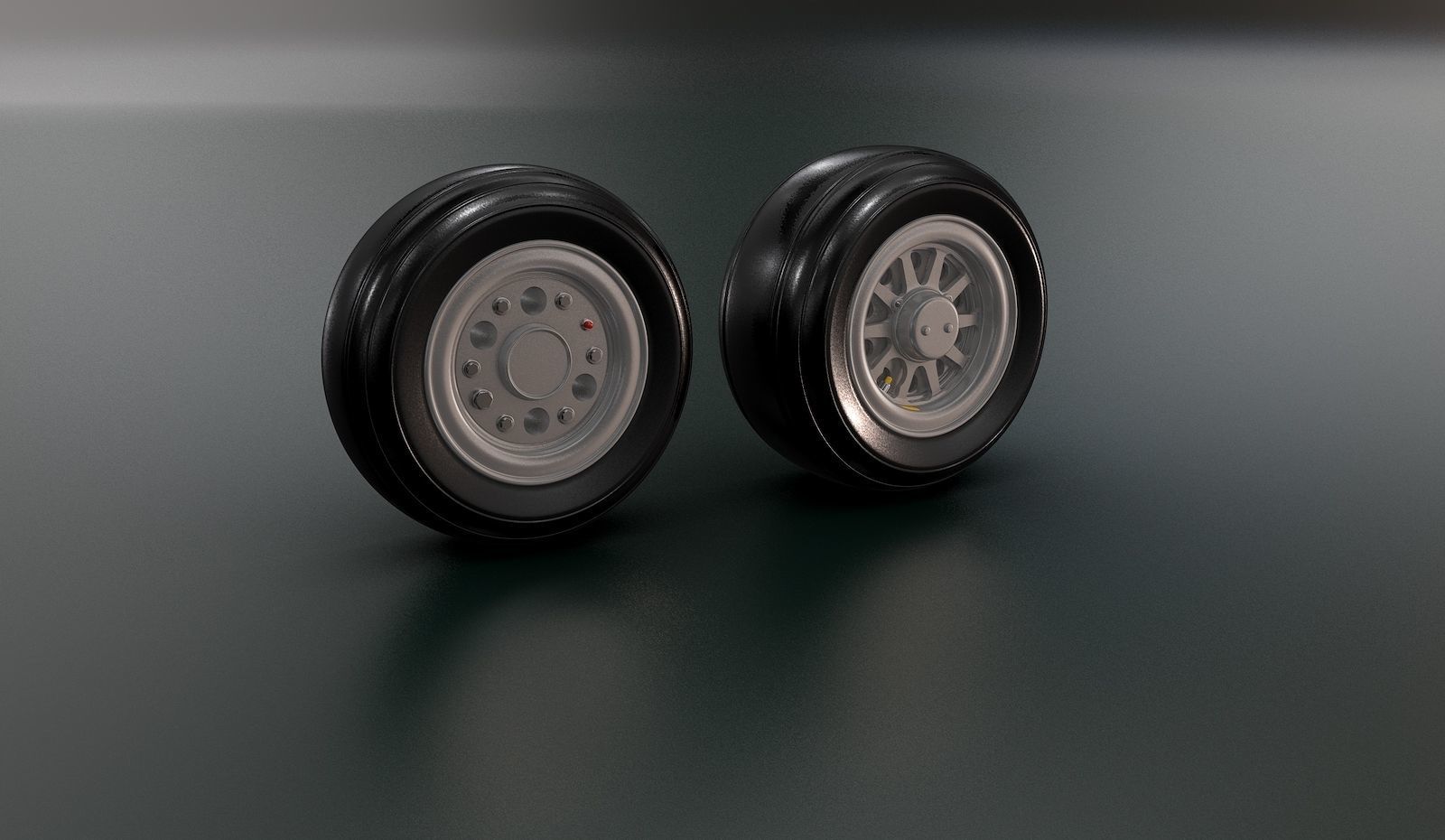 Airplane Wheels 3D model | CGTrader