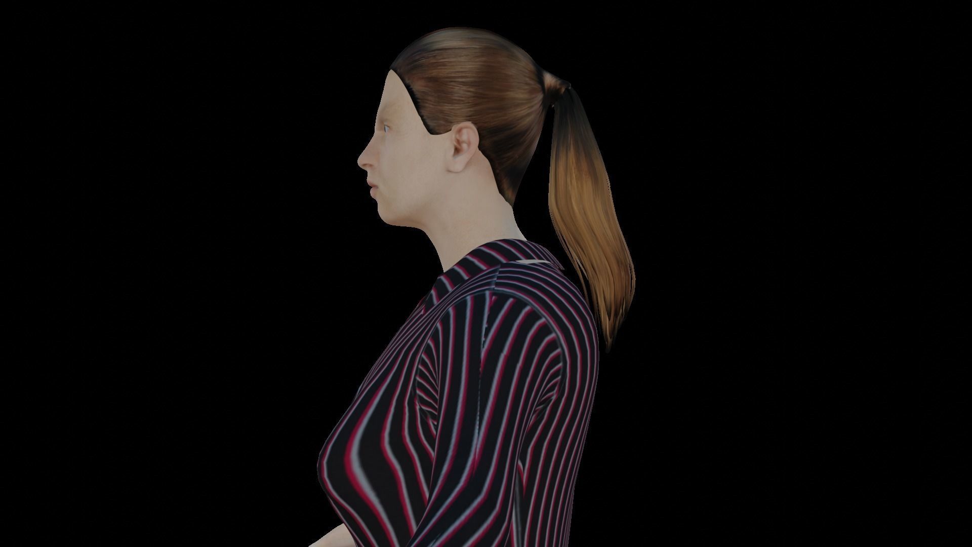 3D model FEMALE HUMAN 3D MODEL VR / AR / low-poly | CGTrader