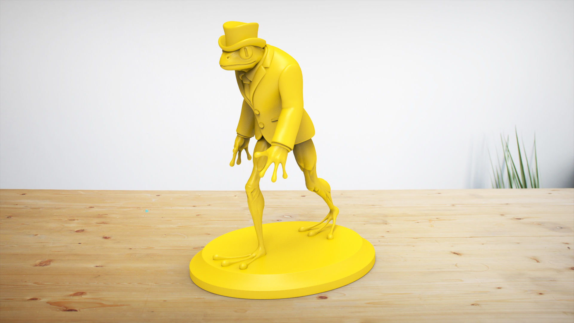 Dapper Frogman 3D model 3D printable | CGTrader