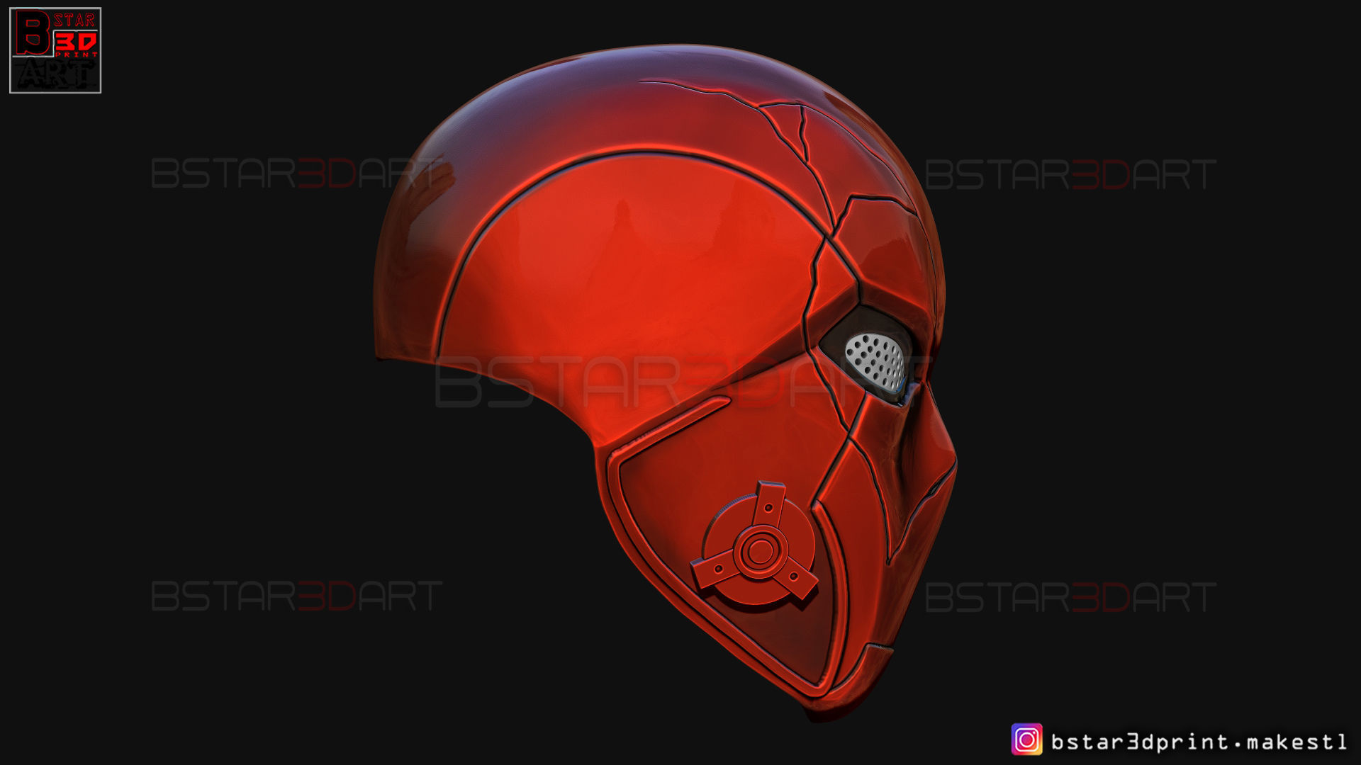 Red Hood Mask - TITANS season 3 - DC comics Cosplay 3D model 3D ...