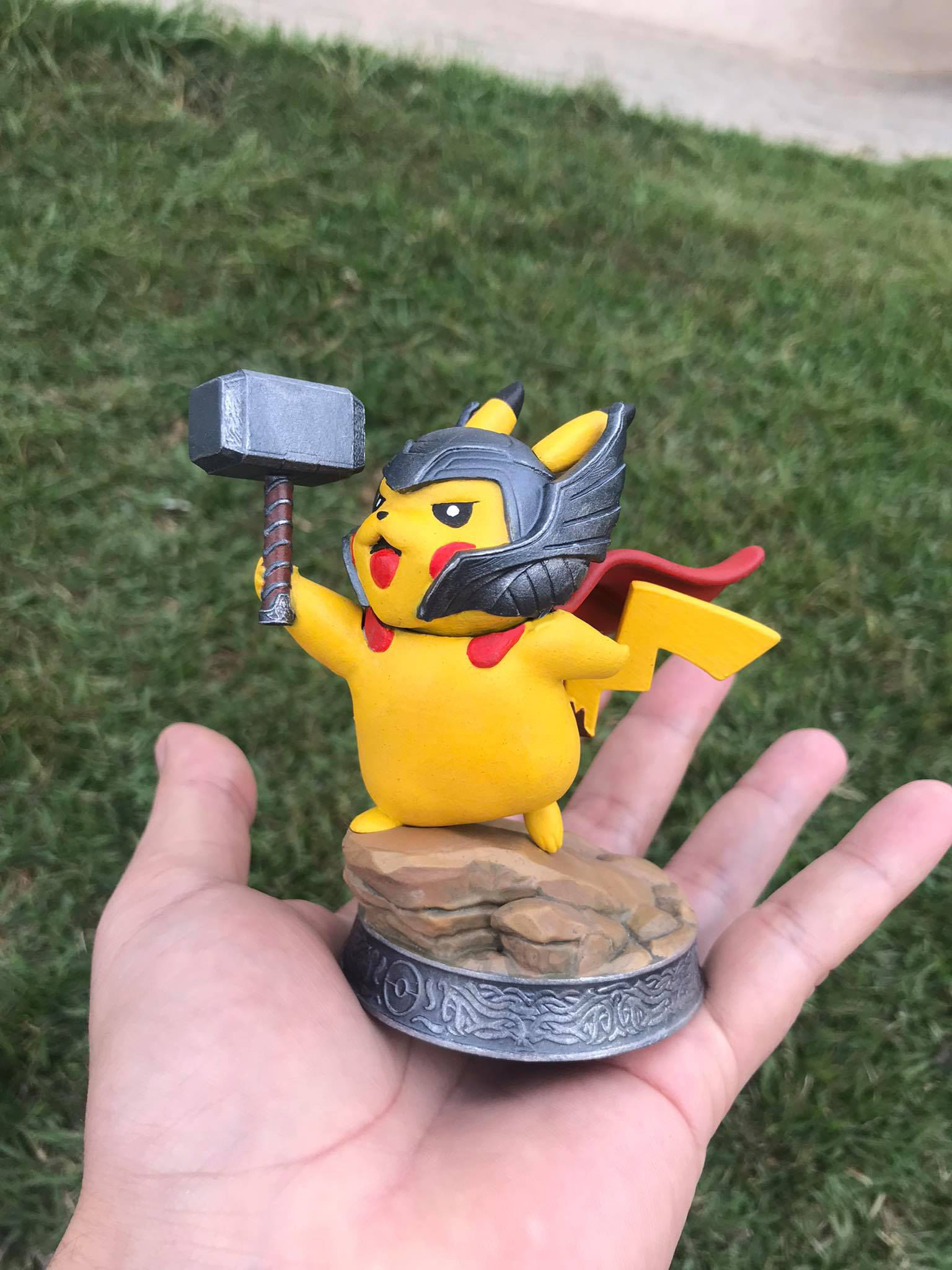 Pikachu Thor 3D model 3D printable | CGTrader