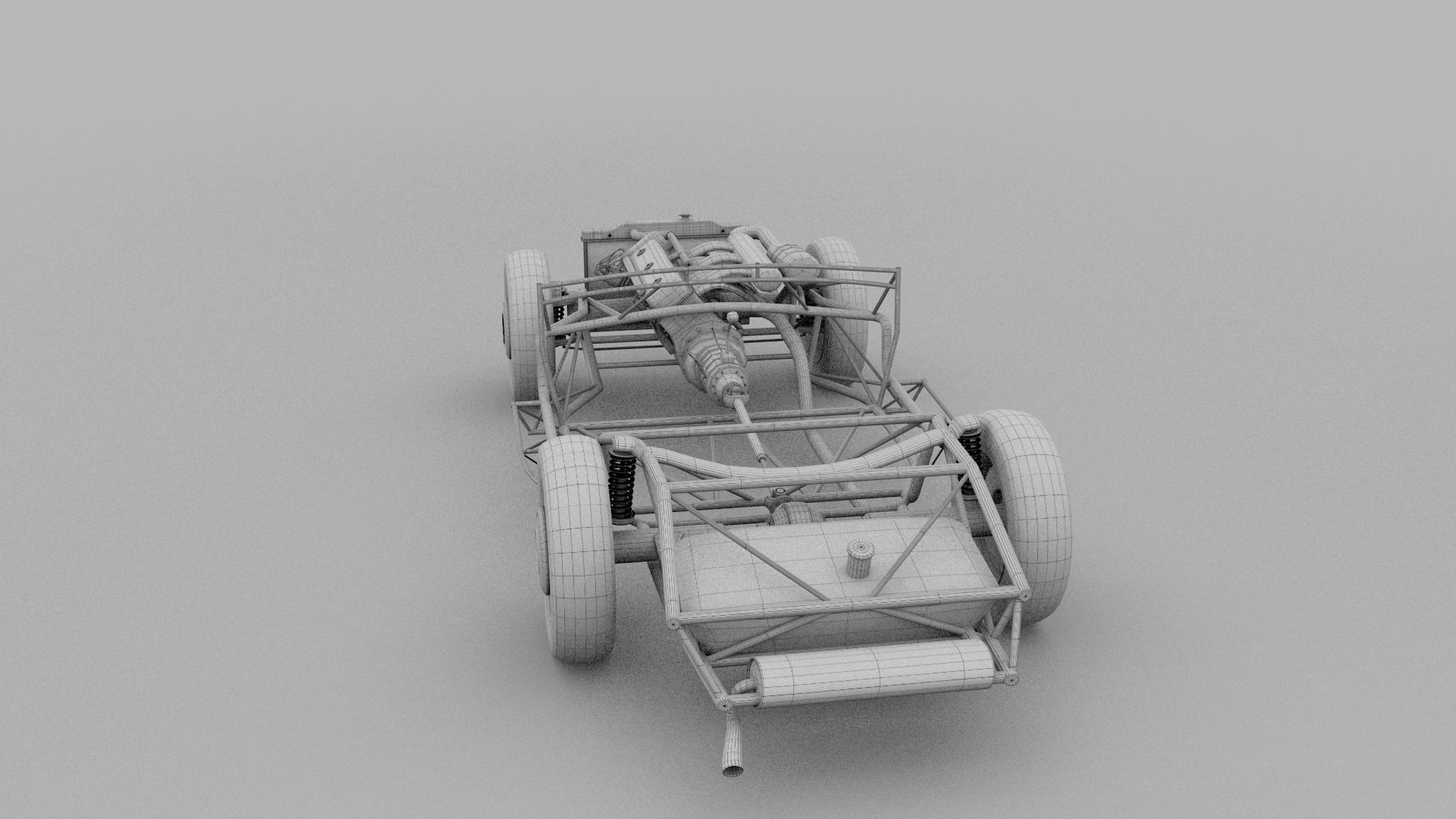 Fully Modelled Mercedes 300SL Roadster Silver HDRI 3D model | CGTrader