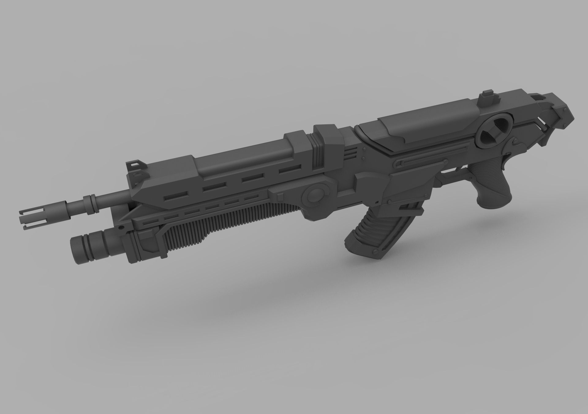 Scifi gun 3D model | CGTrader
