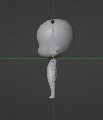 Chibi Base Model with Human Meta Rig 3D model rigged | CGTrader
