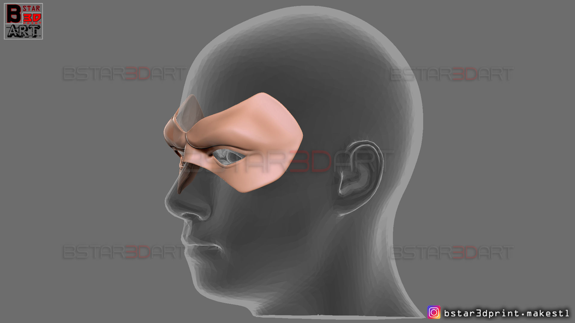 Robin Eyes Mask - TITANS season 3 - DC comics Cosplay 3D model 3D ...