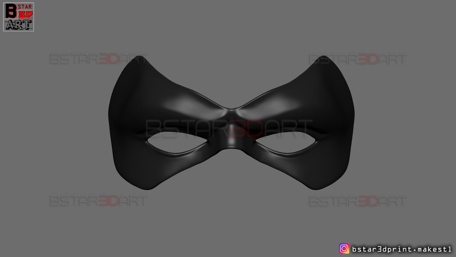 Robin Eyes Mask - TITANS season 3 - DC comics Cosplay 3D model 3D ...