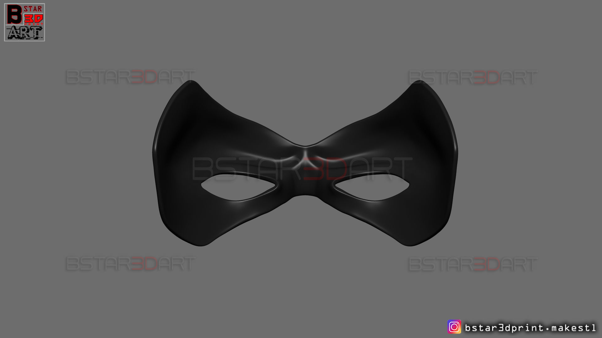 Robin Eyes Mask - TITANS season 3 - DC comics Cosplay 3D model 3D ...