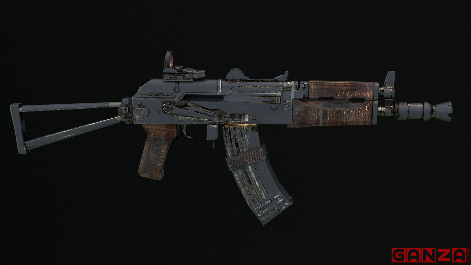 AKS-74U ak - rifle free VR / AR / low-poly 3D model | CGTrader