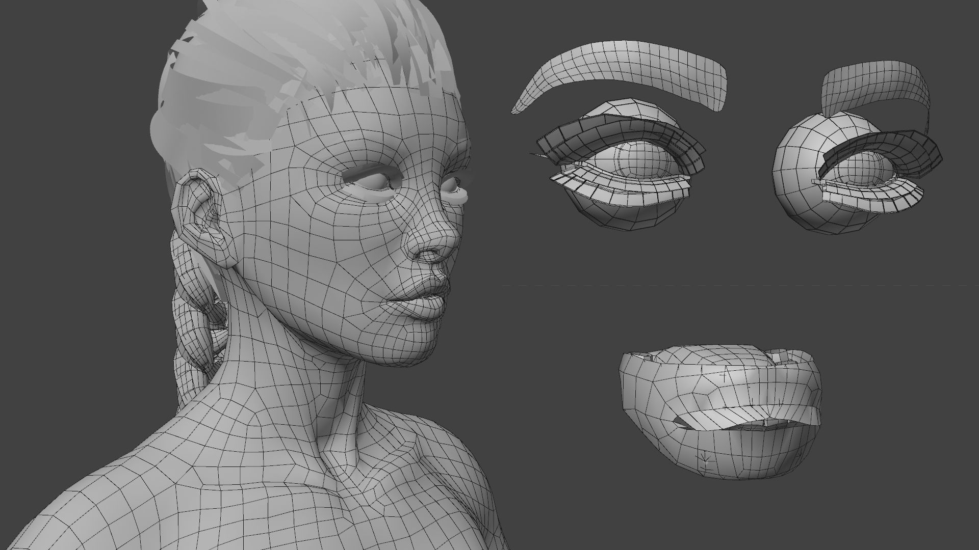 Mermaid rigged 3D model animated rigged | CGTrader