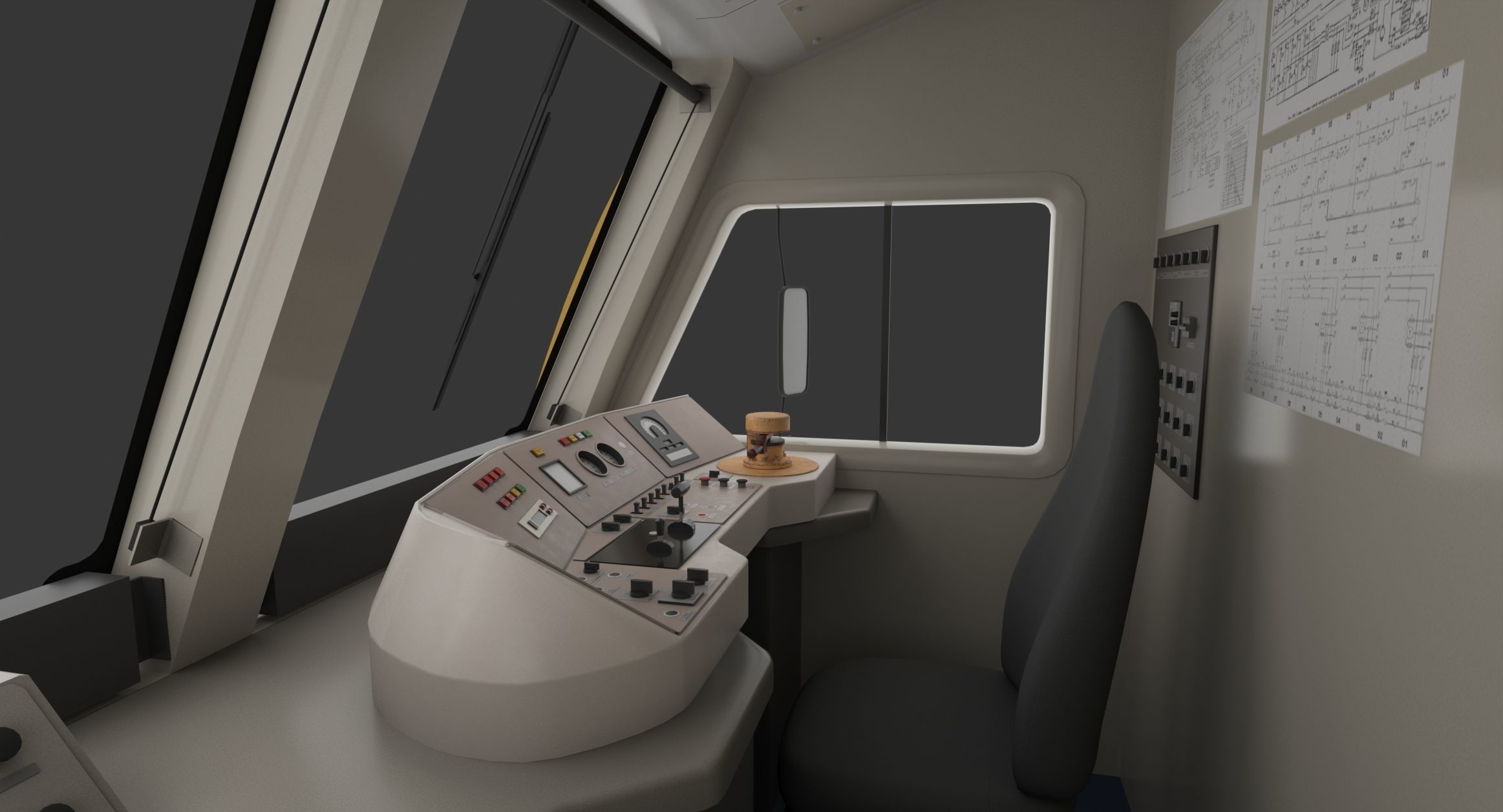 ER2T 7117 EMU Head Wagon 3D model | CGTrader