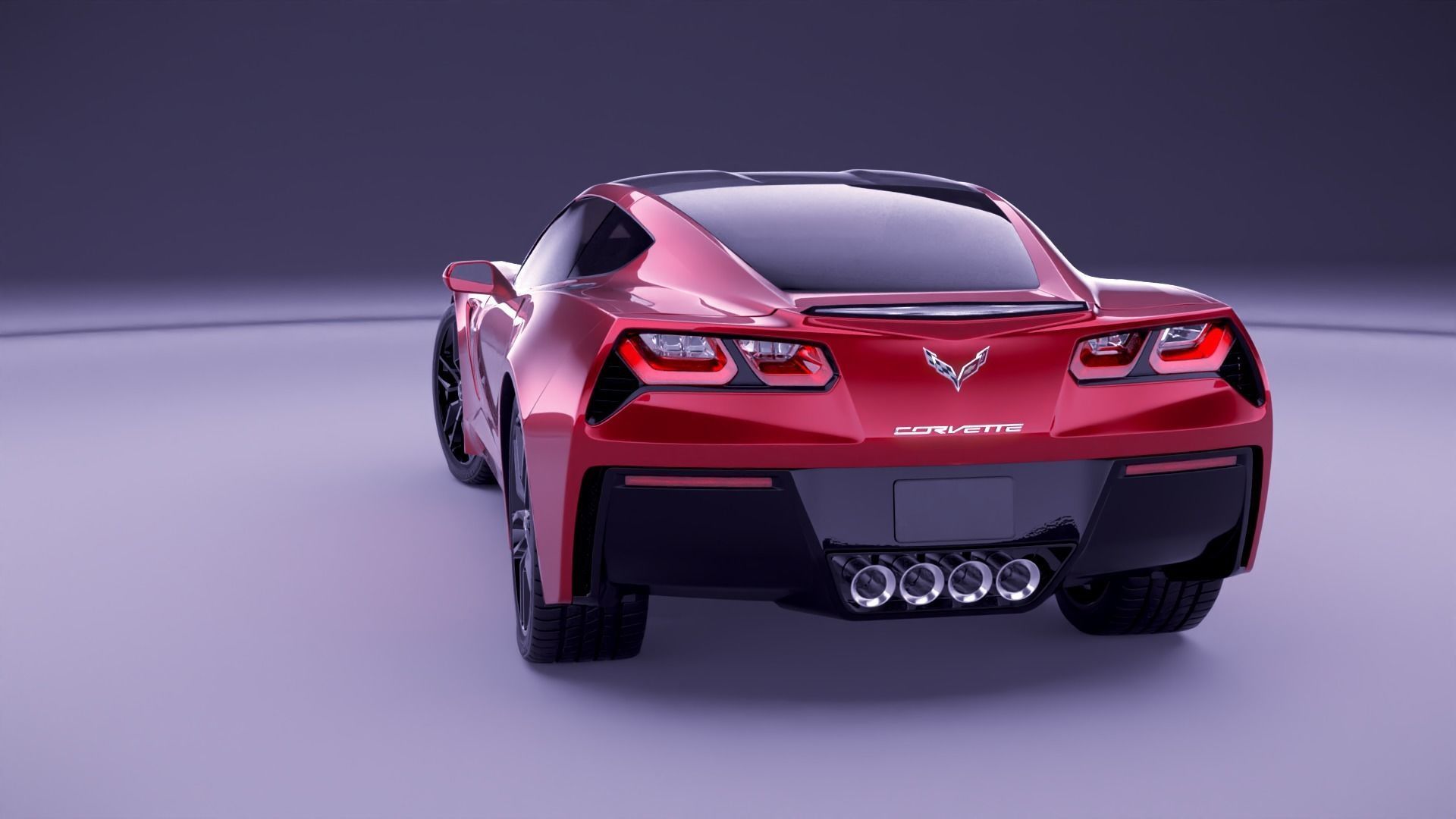 Chevrolet Corvette Stingray C7 3D model blender free 3D model | CGTrader