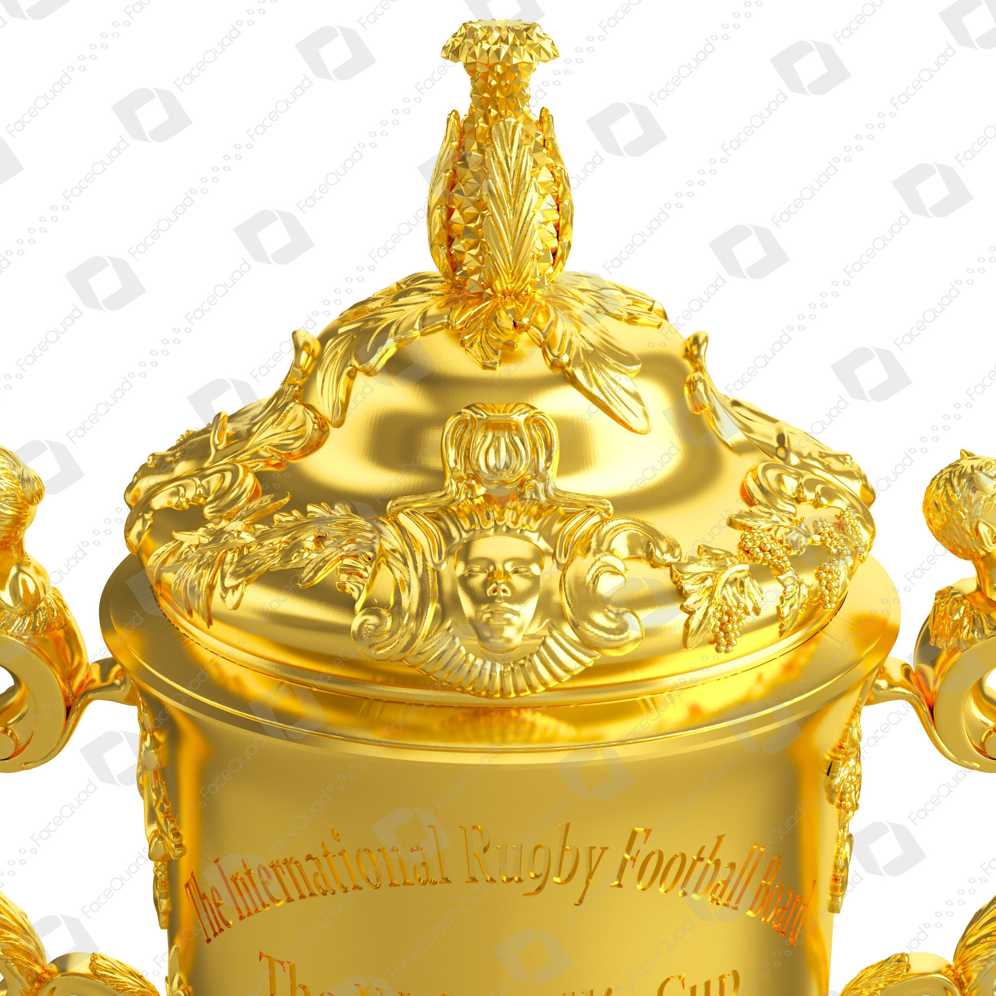 The Webb Ellis Cup Trophy 3D model | CGTrader
