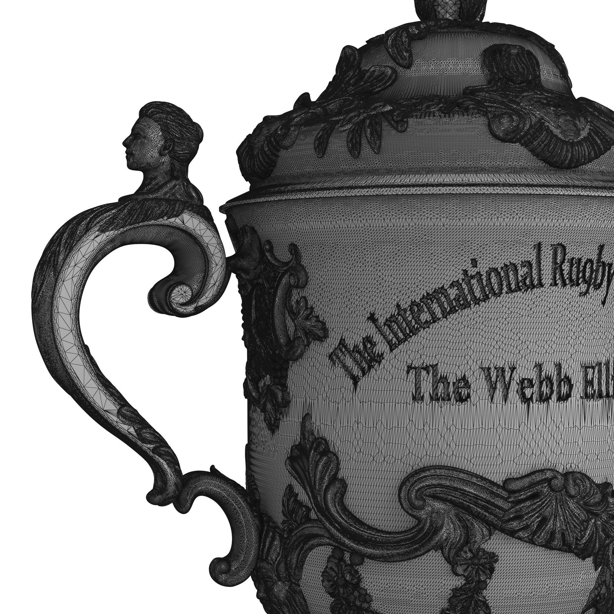 The Webb Ellis Cup Trophy 3D model | CGTrader