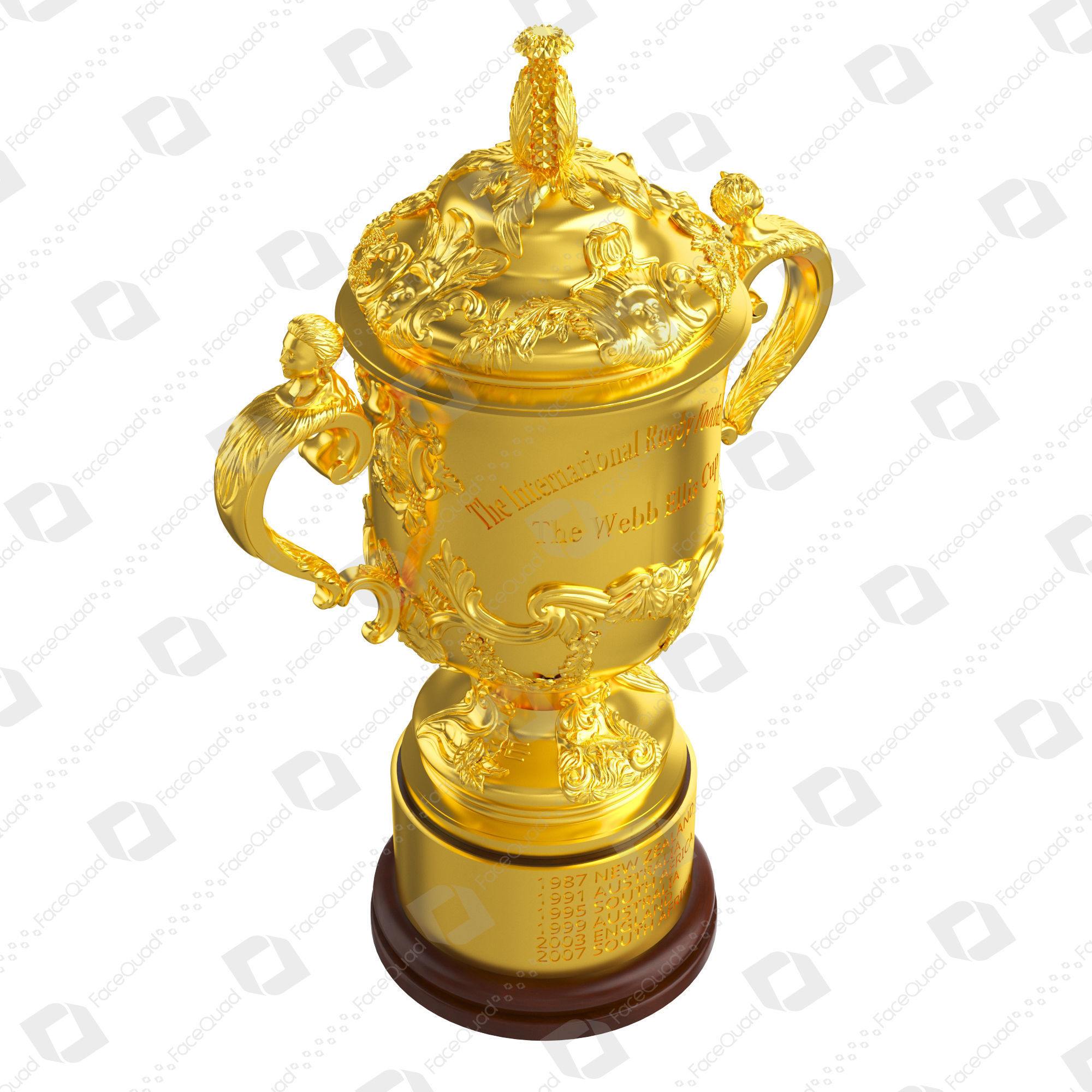 The Webb Ellis Cup Trophy 3D model | CGTrader