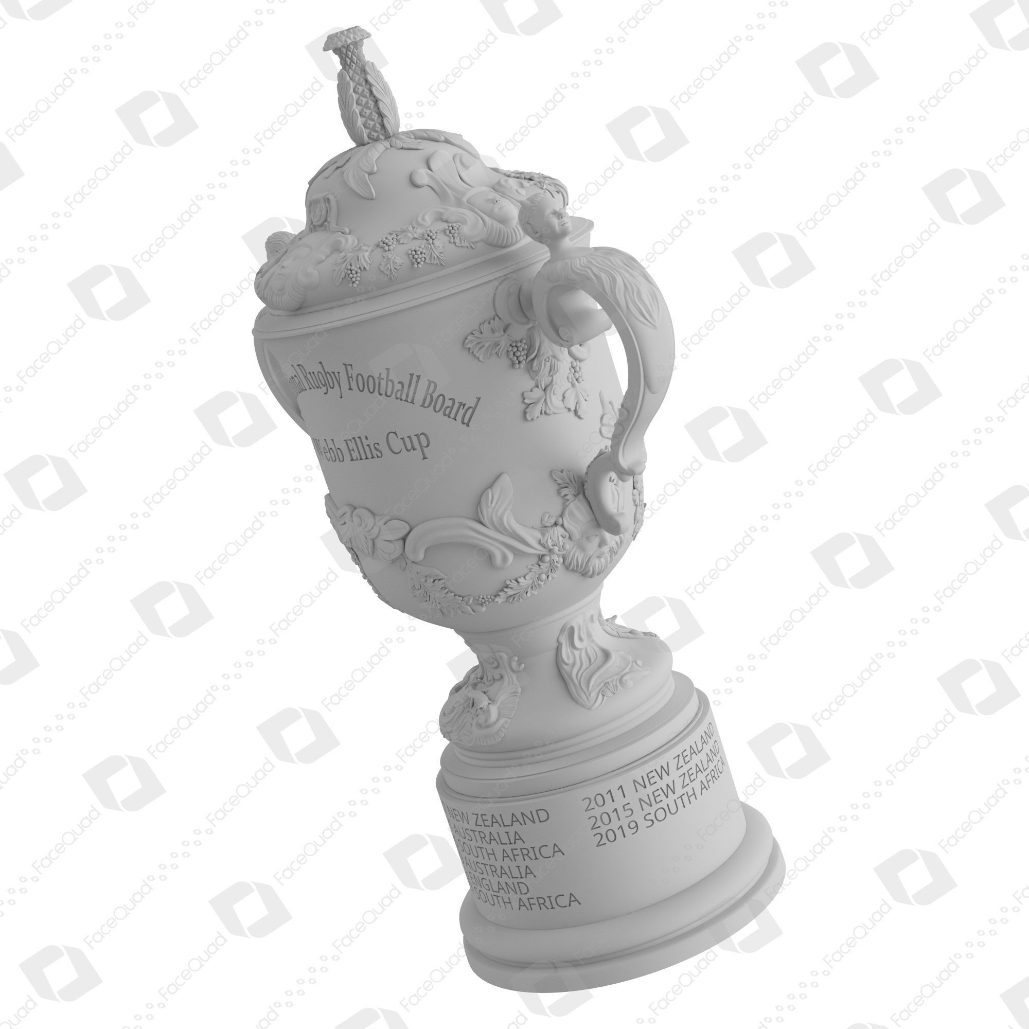 The Webb Ellis Cup Trophy 3D model | CGTrader