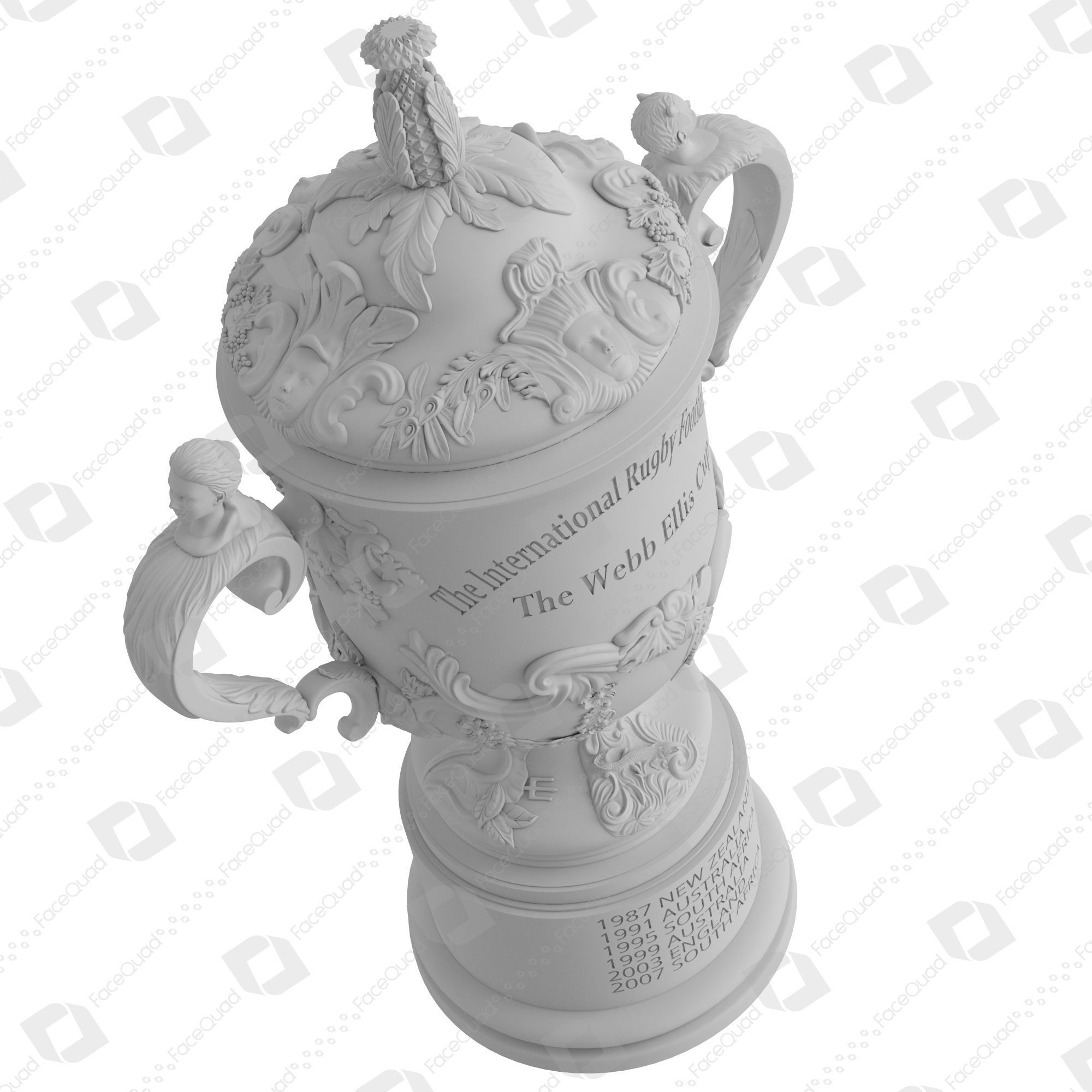 The Webb Ellis Cup Trophy 3D model | CGTrader