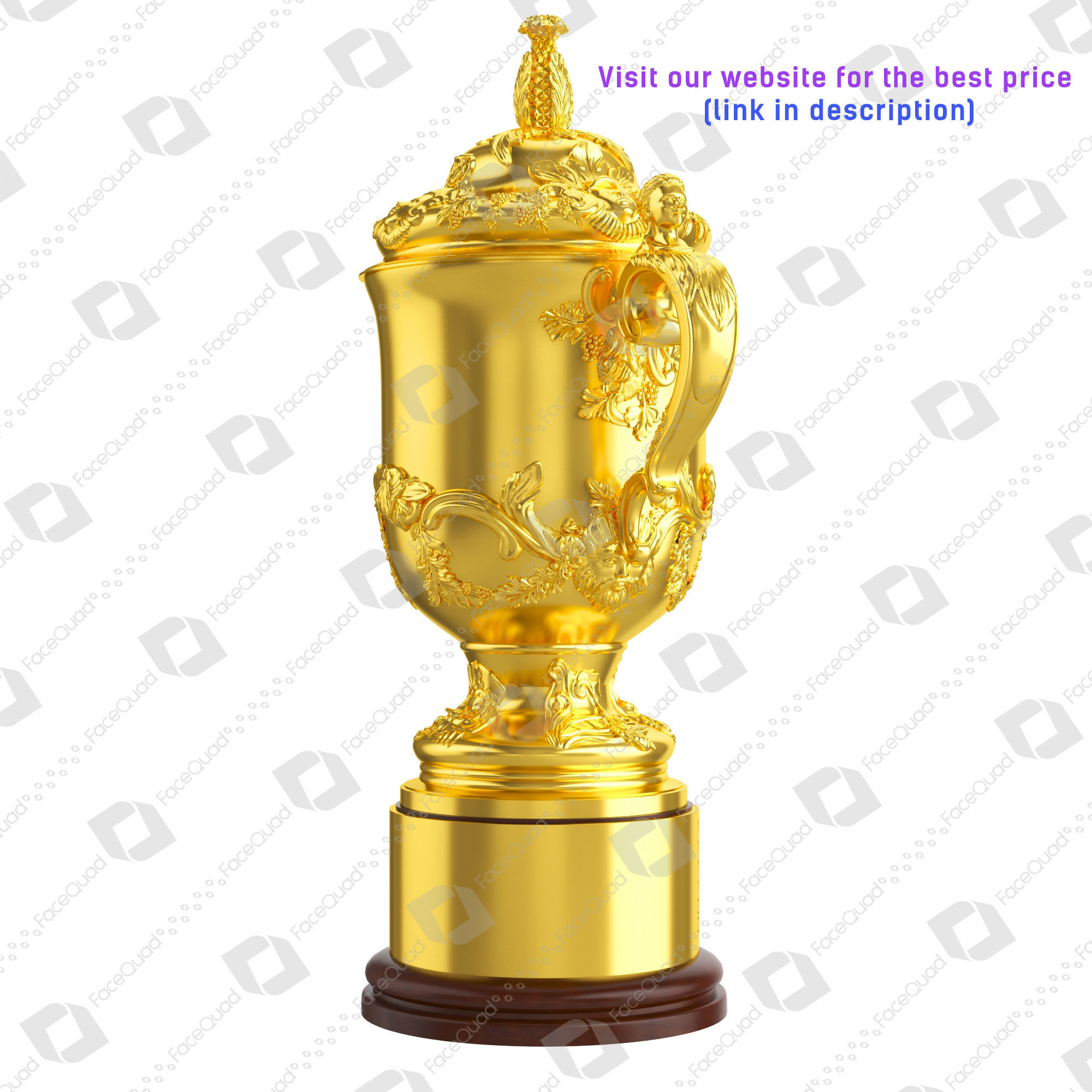 The Webb Ellis Cup Trophy 3D model | CGTrader