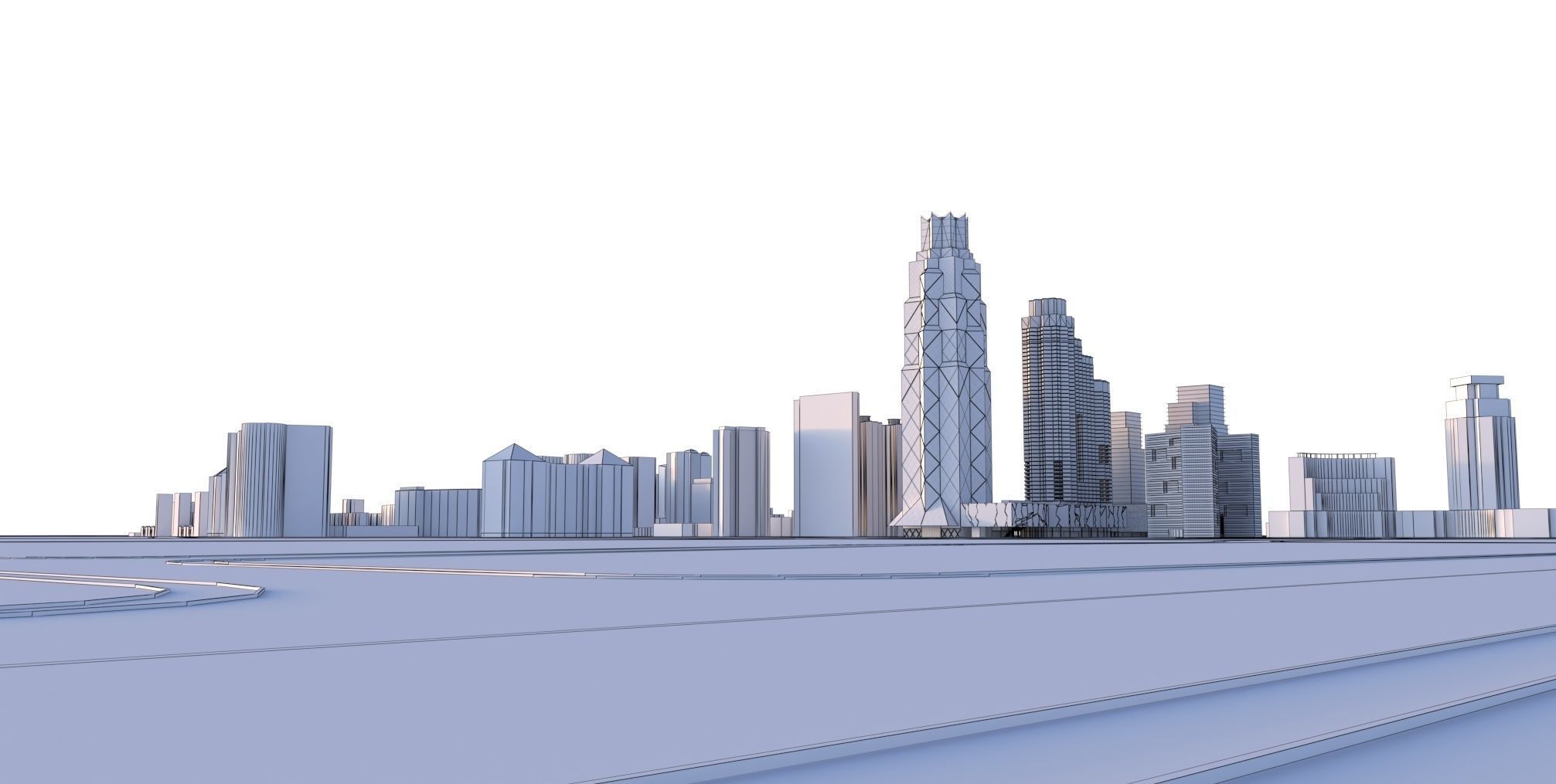 Urban Tower building free 3D model | CGTrader