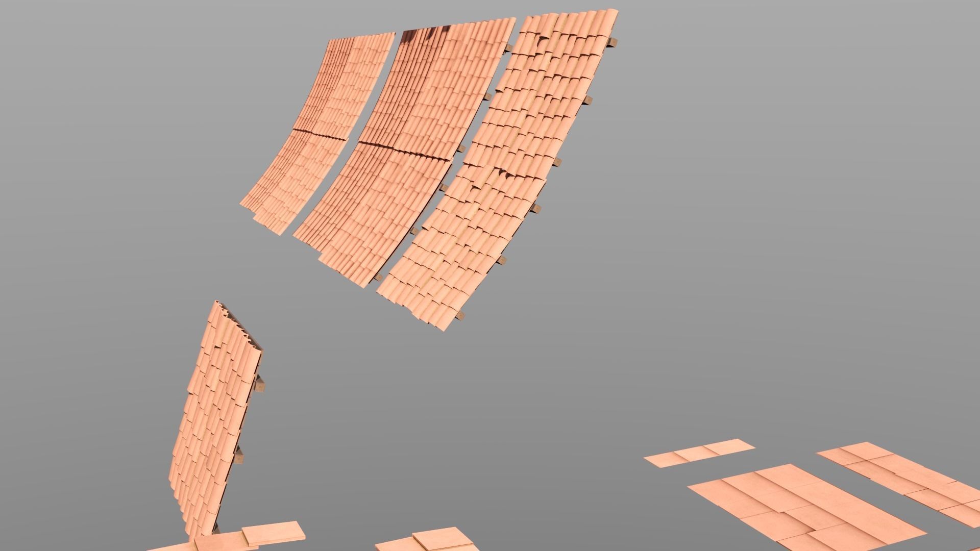 3D model Lowpoly Medieval City Building Modular Kit VR / AR / low-poly ...