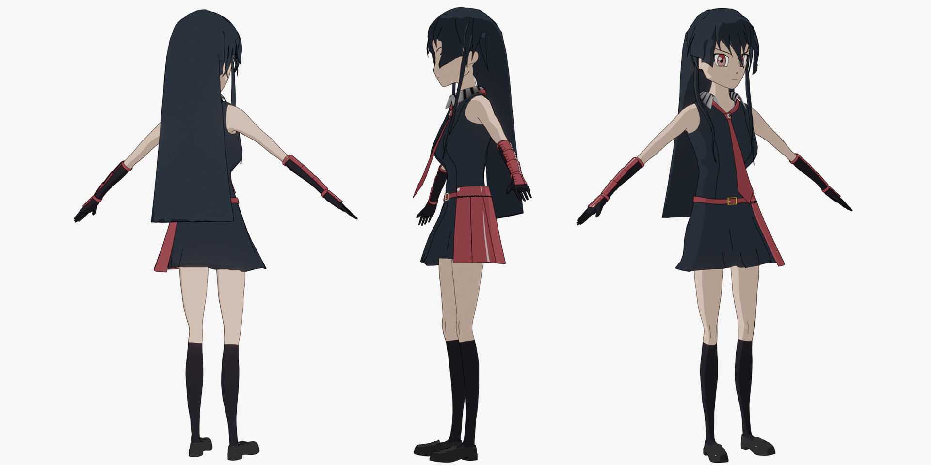 3D model Akame Ga Kill with Basic Rigged VR / AR / low-poly | CGTrader