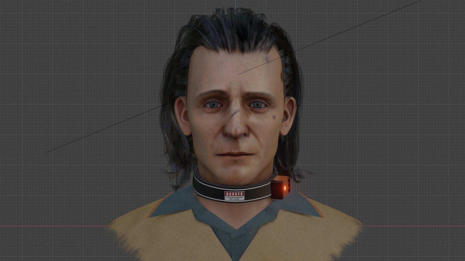 3D model Loki arrested TVA VR / AR / low-poly | CGTrader