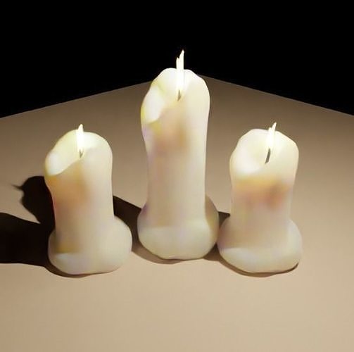 candle game asset Texture | CGTrader