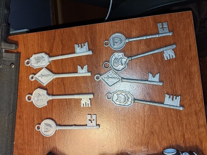 Resident evil 1 keys 3D model 3D printable | CGTrader
