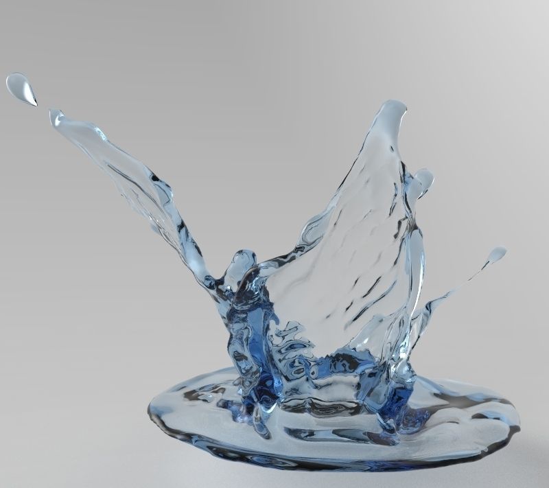 Water Splash 3D model | CGTrader