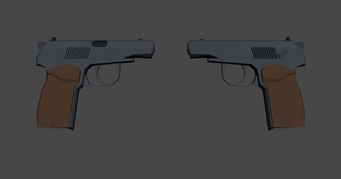 3D model PM pistol Weapons of the Russian Army - PM Low poly VR / AR ...