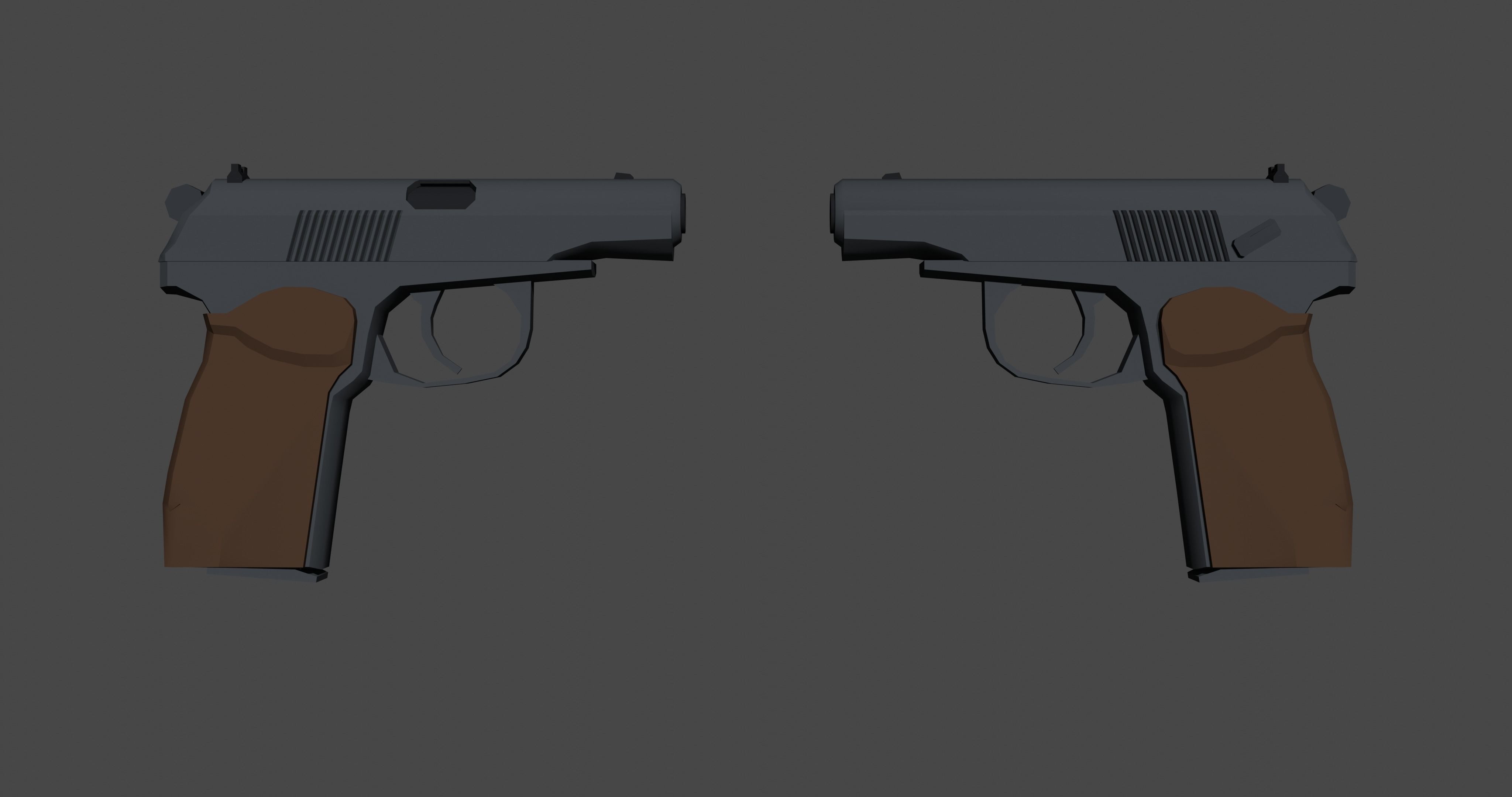 3D model PM pistol Weapons of the Russian Army - PM Low poly VR / AR ...