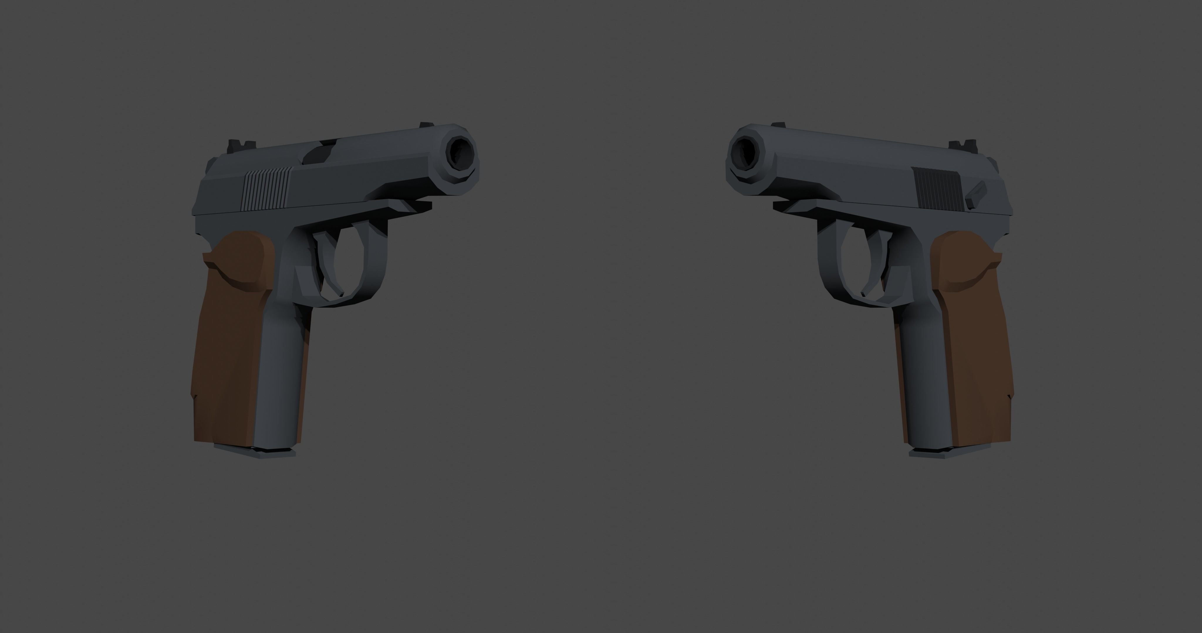 3D model PM pistol Weapons of the Russian Army - PM Low poly VR / AR ...