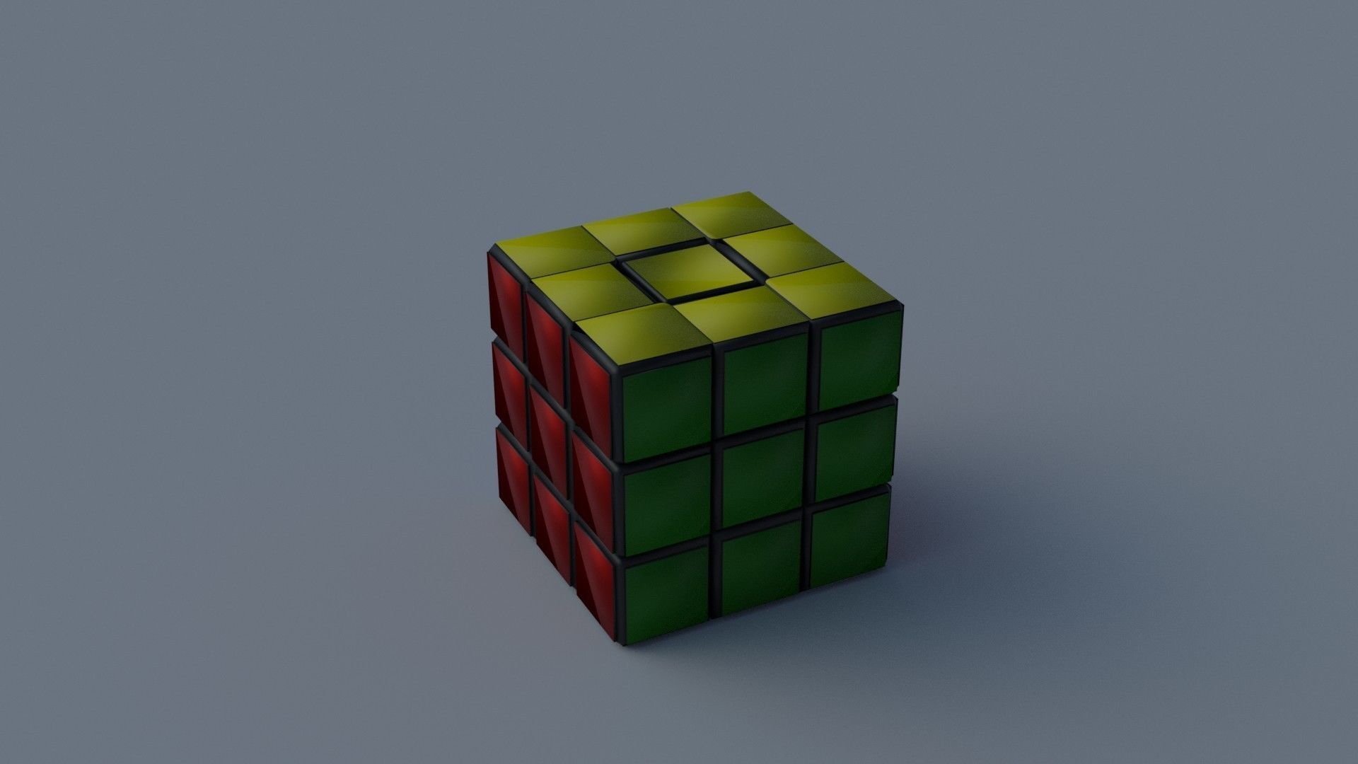 3D model 3d model of Rubiks cube VR / AR / low-poly | CGTrader
