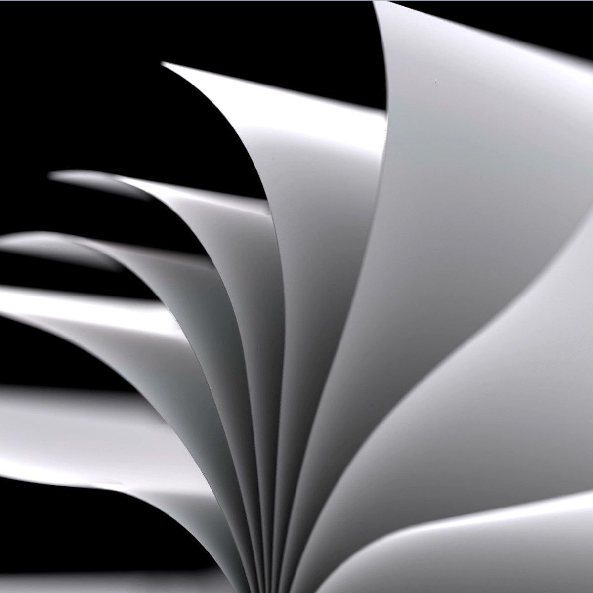 Book Animated leaves Loopable 3D model animated rigged | CGTrader